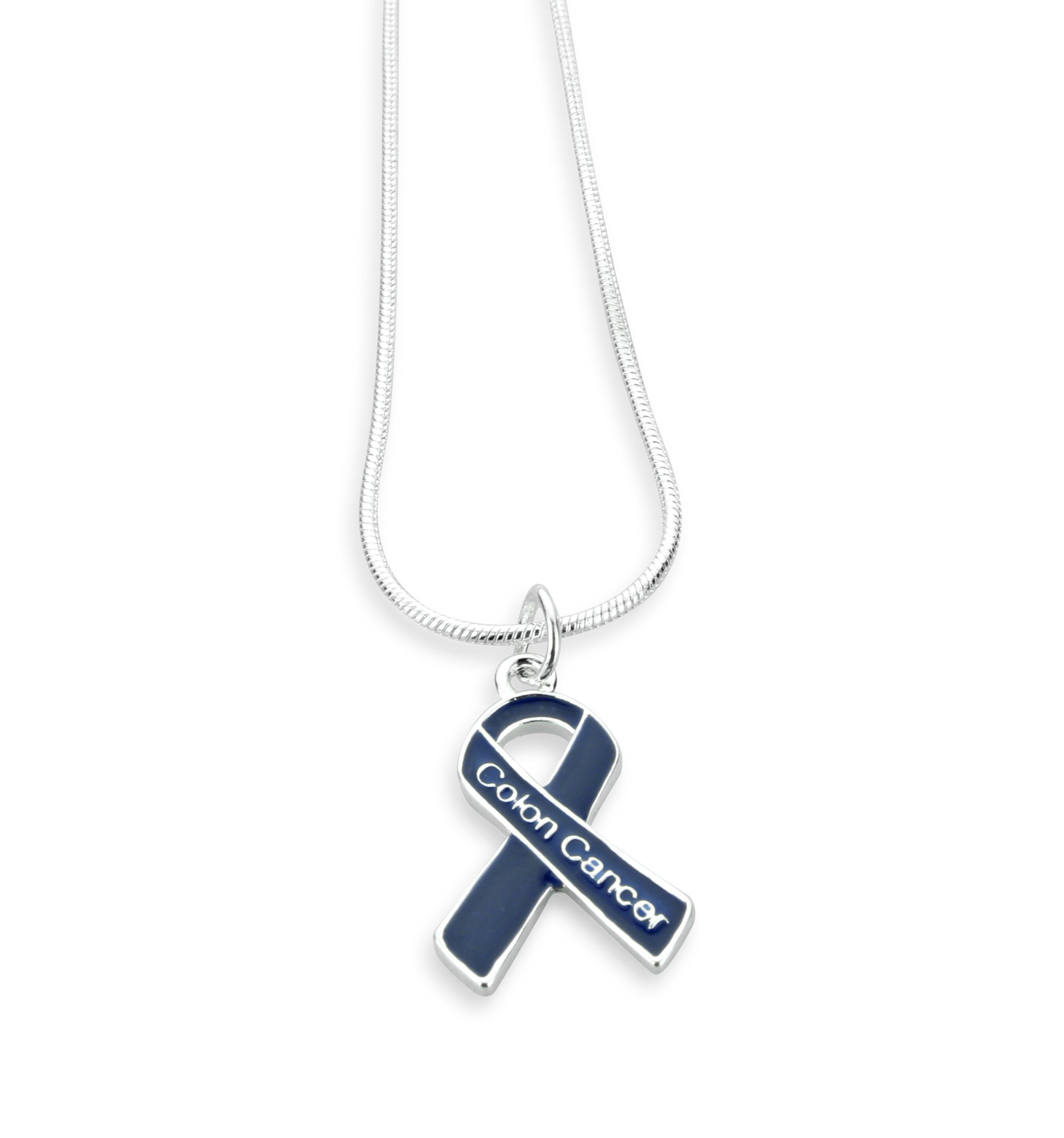 Colon Cancer Awareness Ribbon Necklace | The Awareness Store