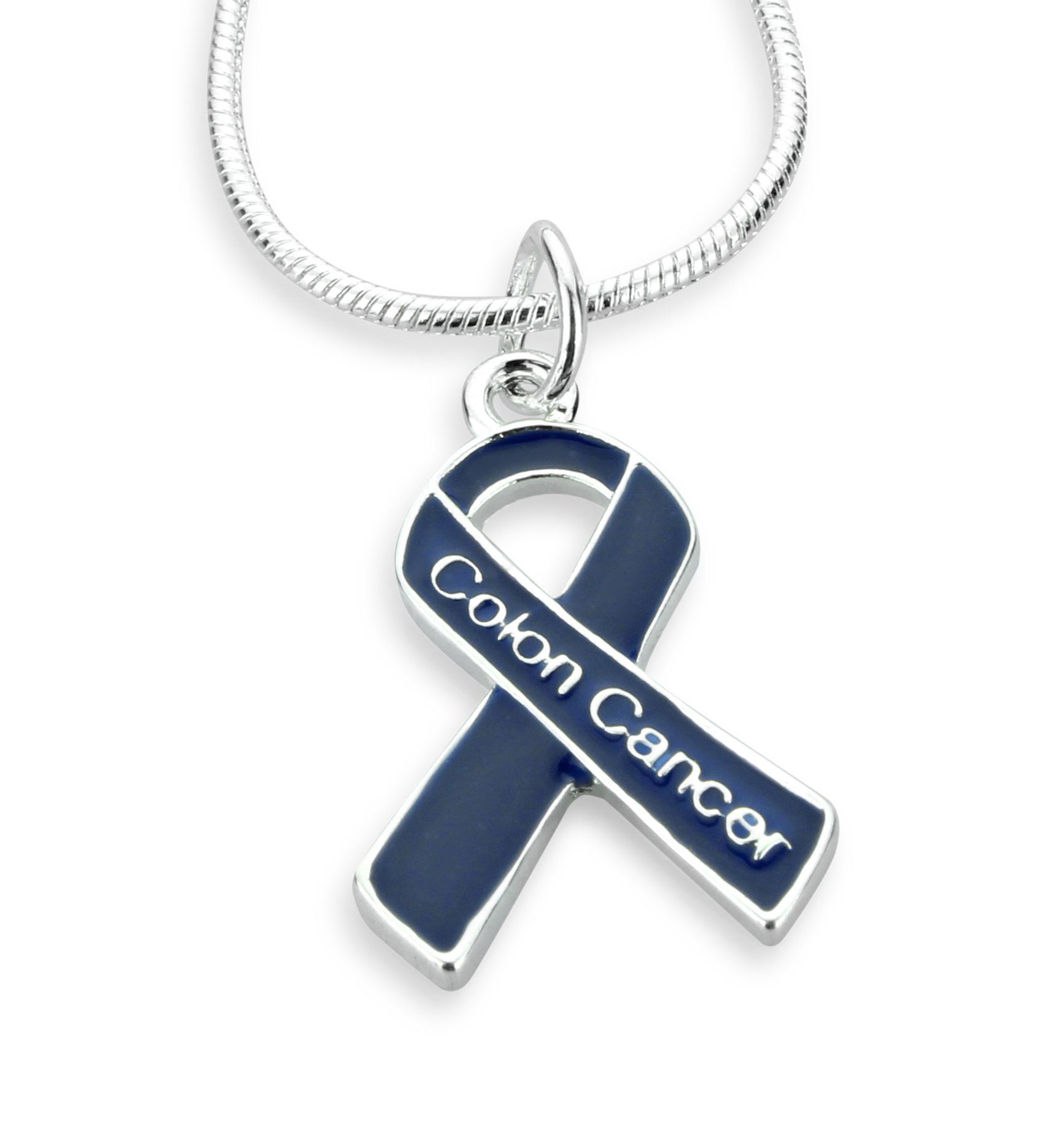 Colon Cancer Awareness Ribbon Necklace | The Awareness Store